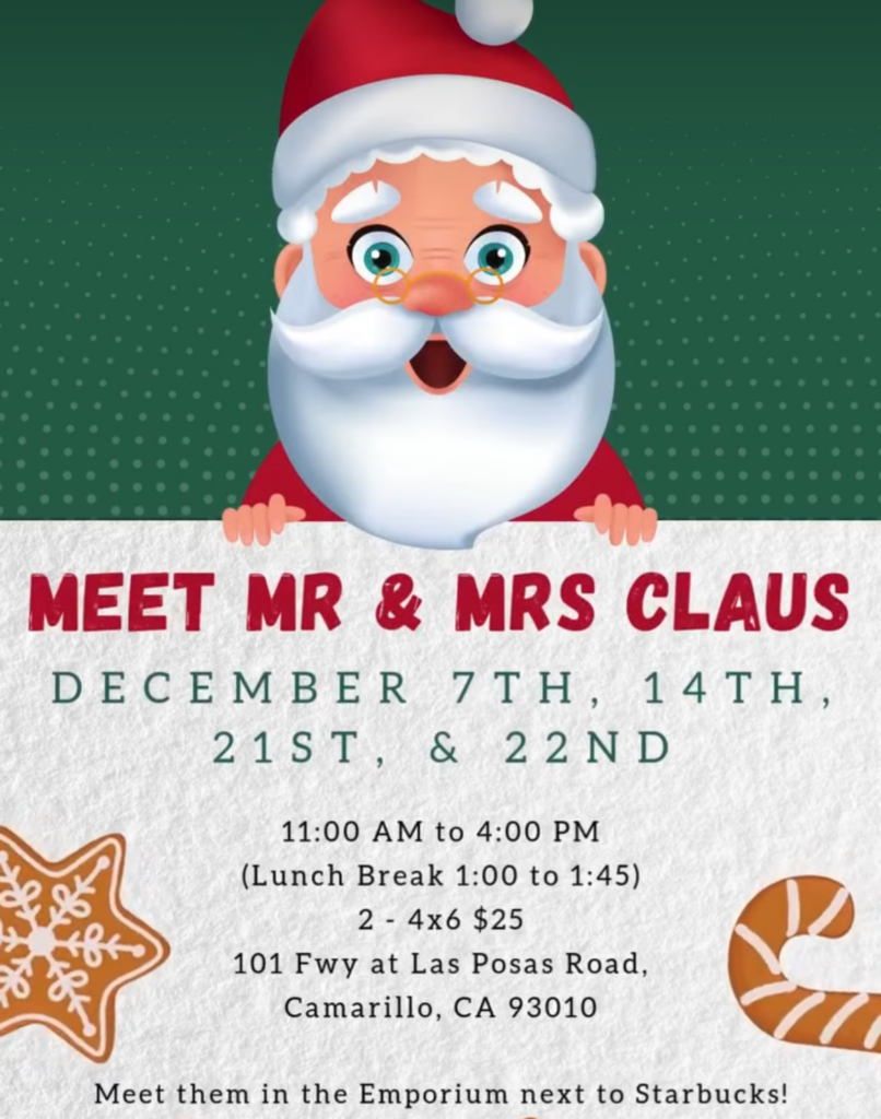 Las Posas Plaza Photos with The Clauses - Visit Camarillo